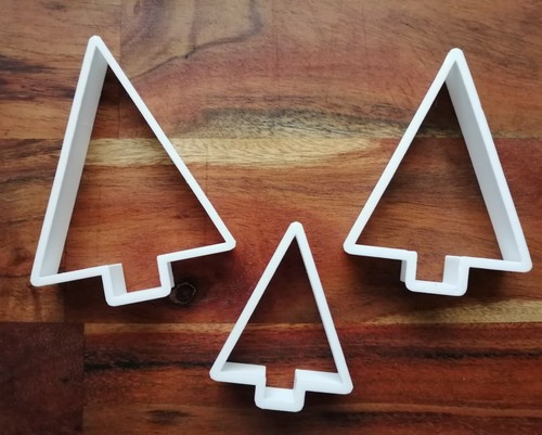 Triangle Tree Cookie Cutter Biscuit Dough Pastry Fondant Christmas Xmas ...