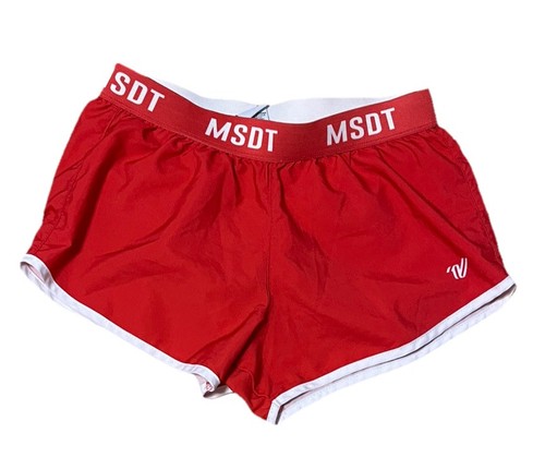 Varsity Spirit MSDT Logo Shorts Red Lined Cheer Gymnastics Size Small ...