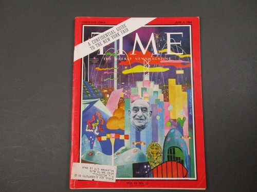TIME MAGAZINE JUNE 5 1964 ROBERT MOSES N.Y. WORLD'S FAIR | eBay