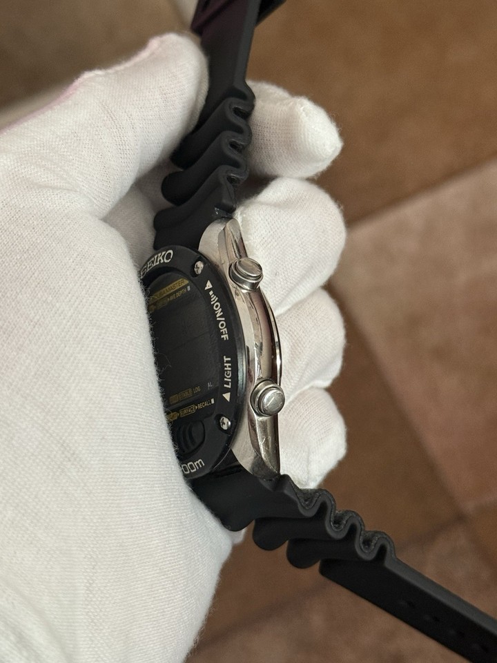 Rare Vintage Seiko Scuba Master M705-5A00 Men’s Digital Divers Watch ...