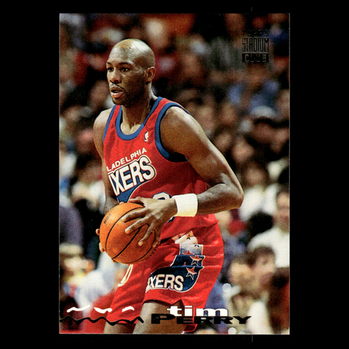 Tim Perry #228 1993-94 Stadium Club Philadelphia 76ers Basketball Card ...