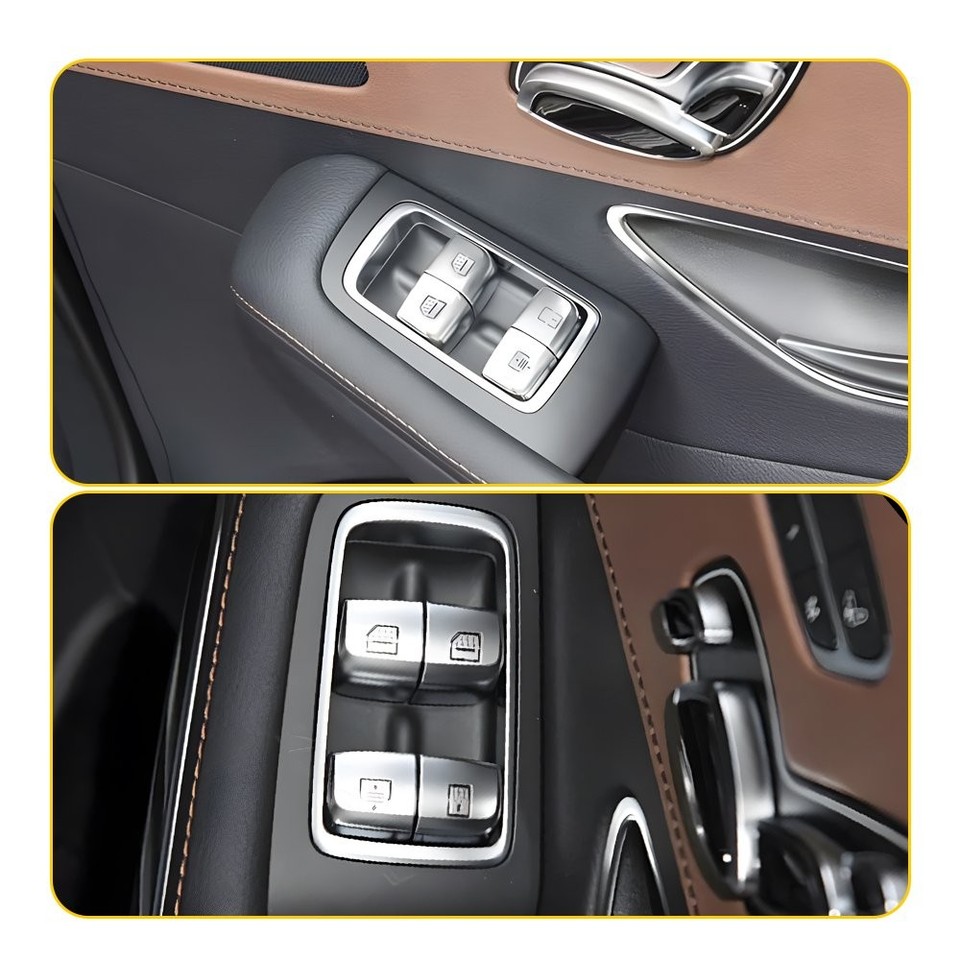 For Benz S-Class/E-Class W222 S550 2229051505 Rear Right Side WINDOW ...