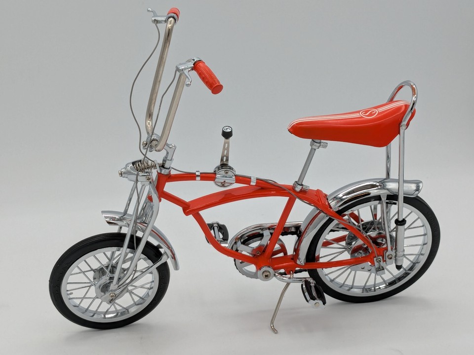 Schwinn Sting-ray Orange Krate Bicycle Model, Museum Quality 1:6 Ratio ...