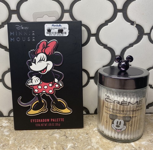 Disney Minnie Mouse 12 Color Eyeshadow Palette & The Creme Shop Cotton ...