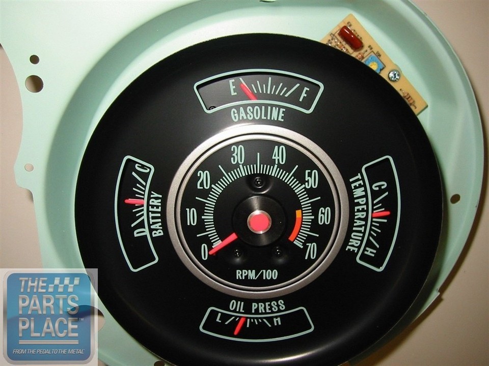 1969 Chevrolet Chevelle SS Dash Gauge & Tach Tachometer - 6000 Redline ...