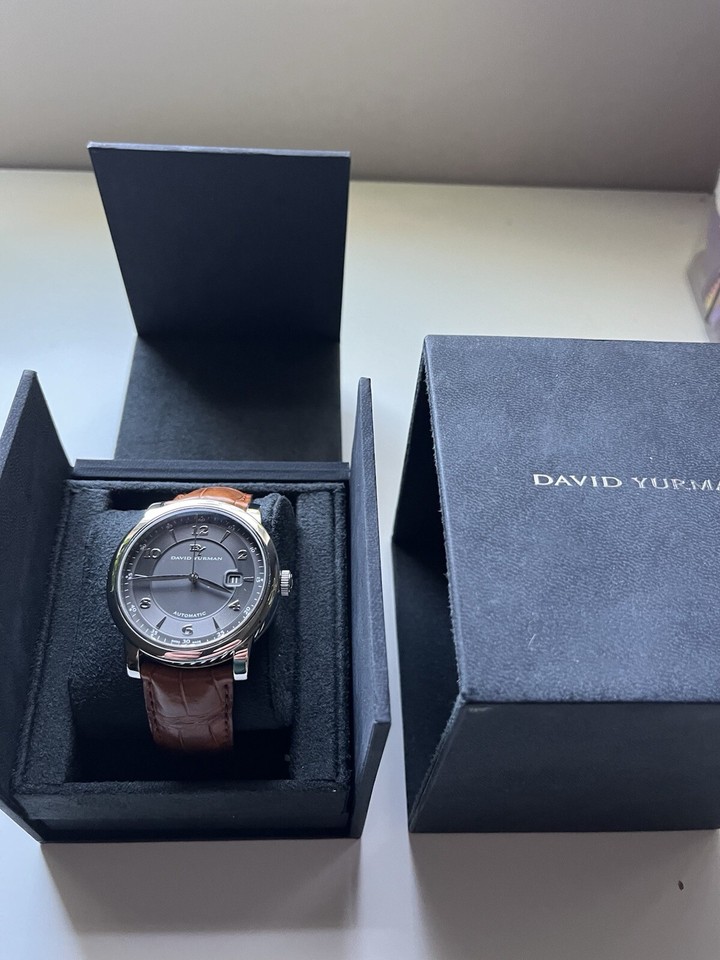 David Yurman Swiss automatic watch gray dial 42mm | eBay