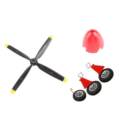 Airplane Front Landing Gear with Propeller Savers RC RC Plane ...
