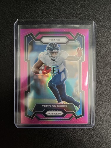 2023 Prizm Treylon Burks Pink Parallel Titans No 291 | eBay