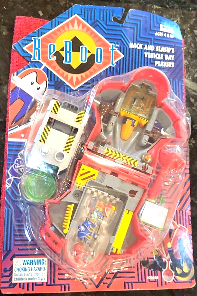 Reboot action figure Slash And Hack Vehicle Bay Playset MOC new rare ...
