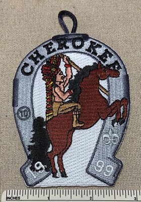 1999 CAMP CHEROKEE Boy Scout PATCH Circle Ten Council Mikanakawa OA ...