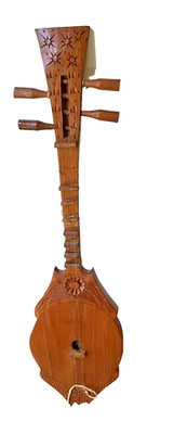 Vintage Seung Thailand 4 String Music Instrument Mandolin Fiddle Long ...