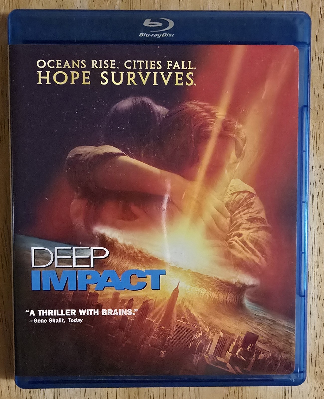 Deep Impact Blu-Ray Disc EXCELLENT Jon Favereau Morgan Freeman ACTION ...