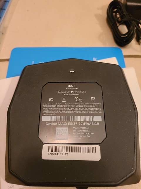 Xfinity Xi6-A Streaming Box (TX061AEI) (Box Unit Only) for sale online ...