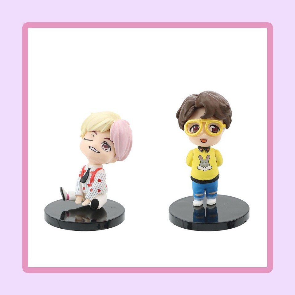 BTS Tiny Tan Character Mini Figure Set IDOL Theme K-POP Bangtan Boys | eBay