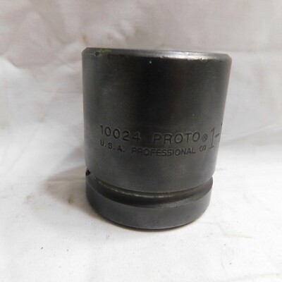 Proto 1" Drive 1-1/2" Impact Socket Professional 10024 - USA | eBay