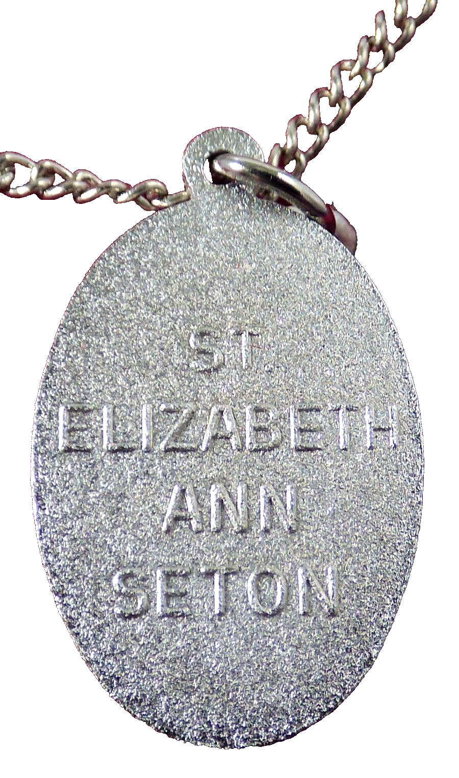Saint Elizabeth Ann Seton Catholic Pendant Chain Necklace Rhodium ...