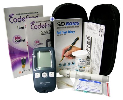 Blood Glucose Sugar Monitor Meter (mmol/L) - SD Codefree | eBay
