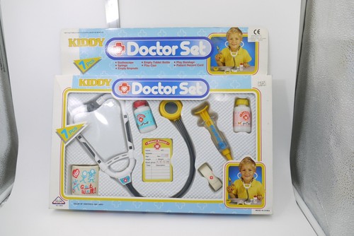 90'S VINTAGE KIDDY DOCTOR MEDICAL EXAMINATION KIT PLASTIC TOY PRETEND ...
