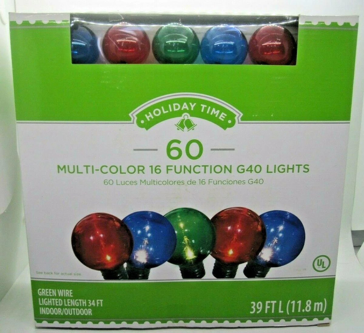 Holiday Time Led G40 Lights | Shelly Lighting