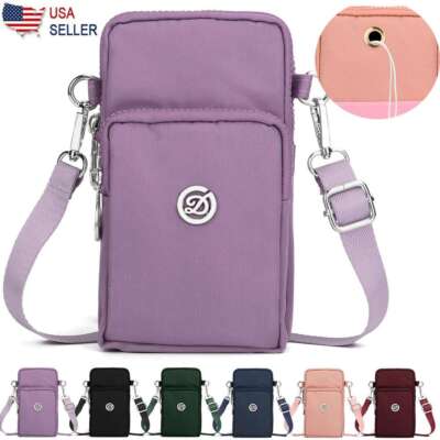 Women Small Cell Phone Purse Wallet Handbag Case Shoulder Bag Cross ...