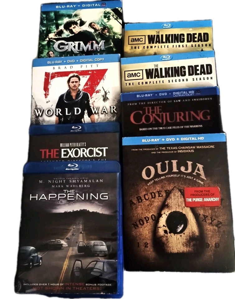 dvd and blu-ray horror/ sci-fi Lot Of 28 | eBay