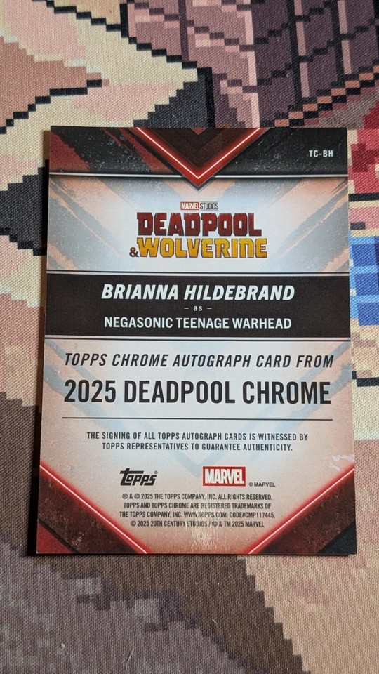 2025 Topps Chrome Deadpool Pick From List! Auto/Parallel/Inserts ...
