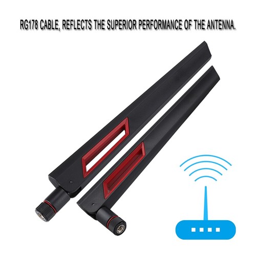 WiFi Router SMA Male 8DBi Wireless Network Card External Router Antenna ...