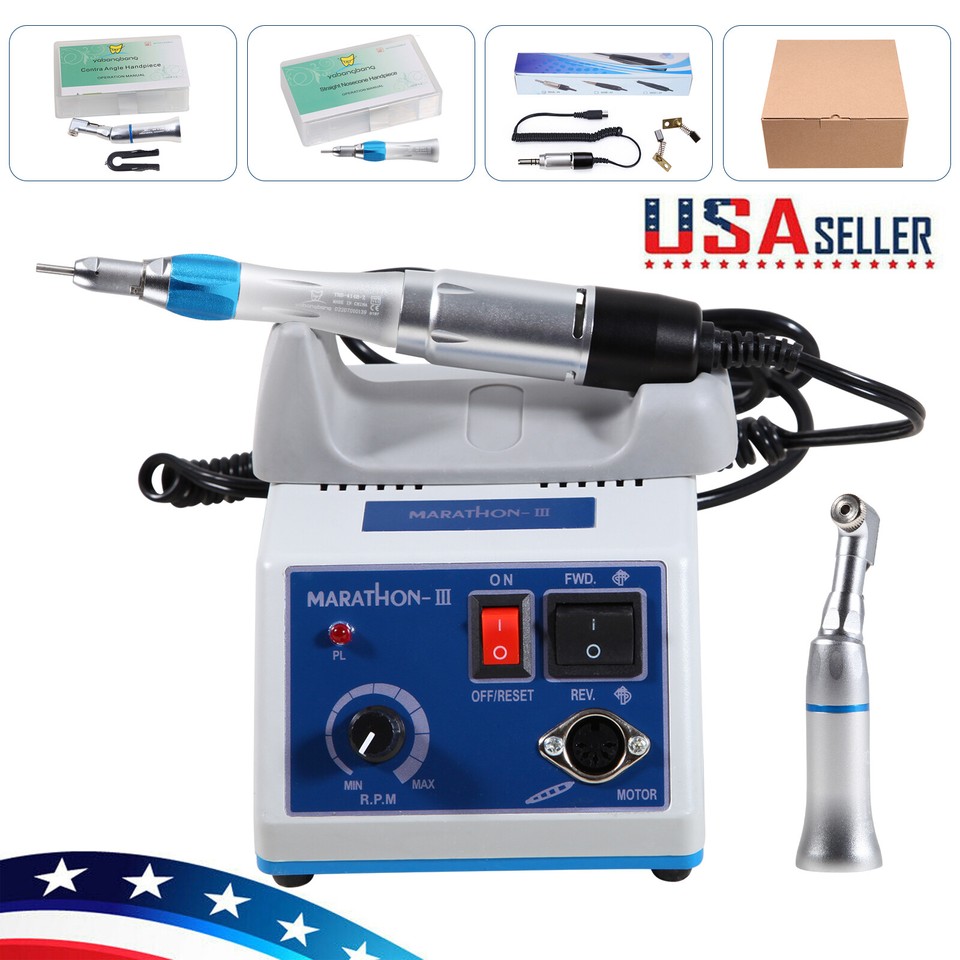 Dental Lab Marathon III Micromotor Polisher N3 /+35K RPM Electric ...