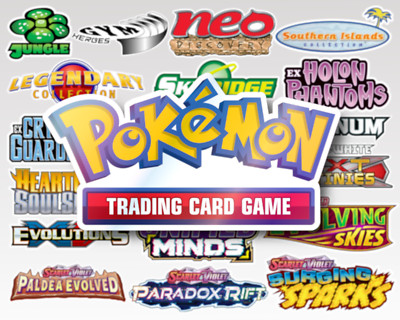 LARGE Pokemon TCG Holographic Sticker Labels - Matte Vinyl Decals for ...