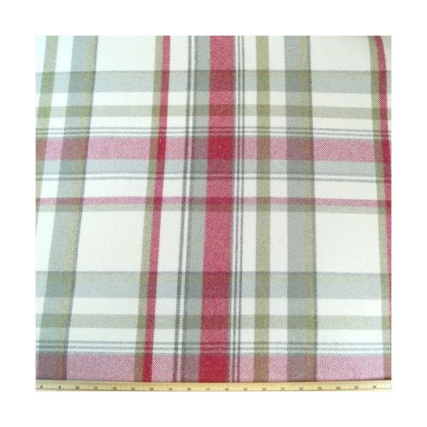 Wool Effect Fabric Balmoral Skye Tartan Plaid Heavy Upholstery, Curtain ...