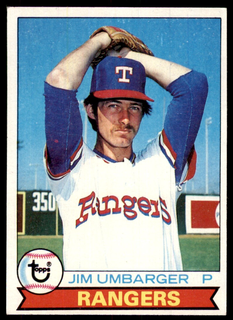 1979 Topps Baseball Card Jim Umbarger Texas Rangers #518 | eBay