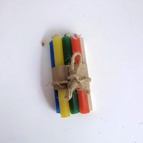 Packs of 10 colored spell candles, 4'' chime candles for spells, ritual ...