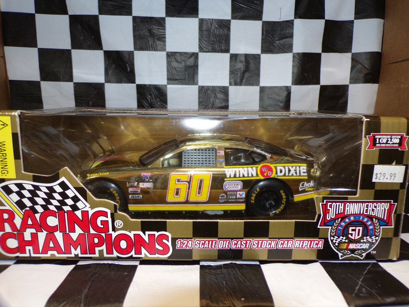 Mark Martin #60 Winn Dixie 1998 1:24 Racing Champions NASCAR Gold ...