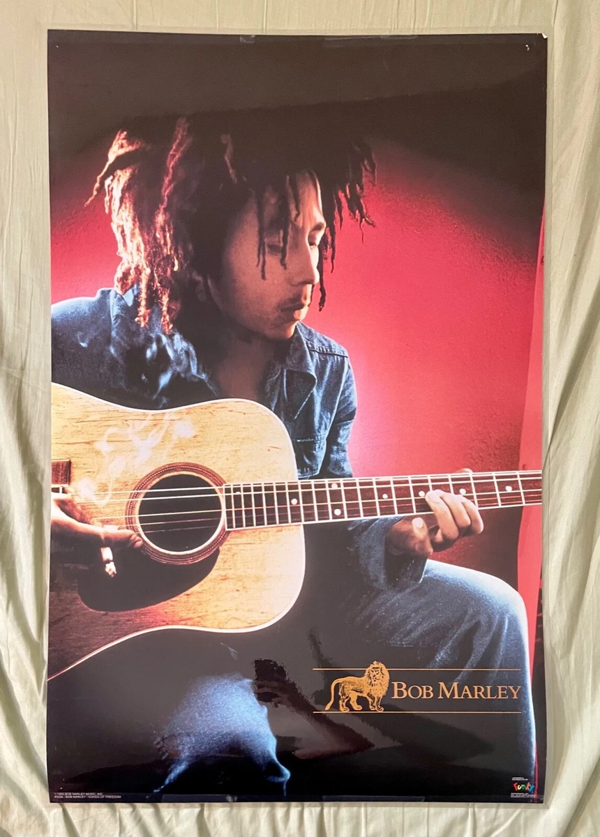 Bob Marley Poster Guitar