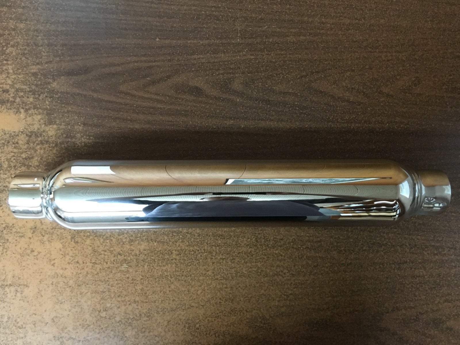 Polished Stainless Glasspack - 4" x 24" - s/o 2 1/2" Each End | eBay