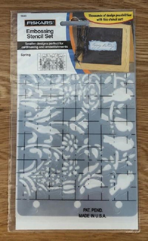 Fiskars Mini ShapeBoss Embossing Stencil Set New Old Stock | eBay UK