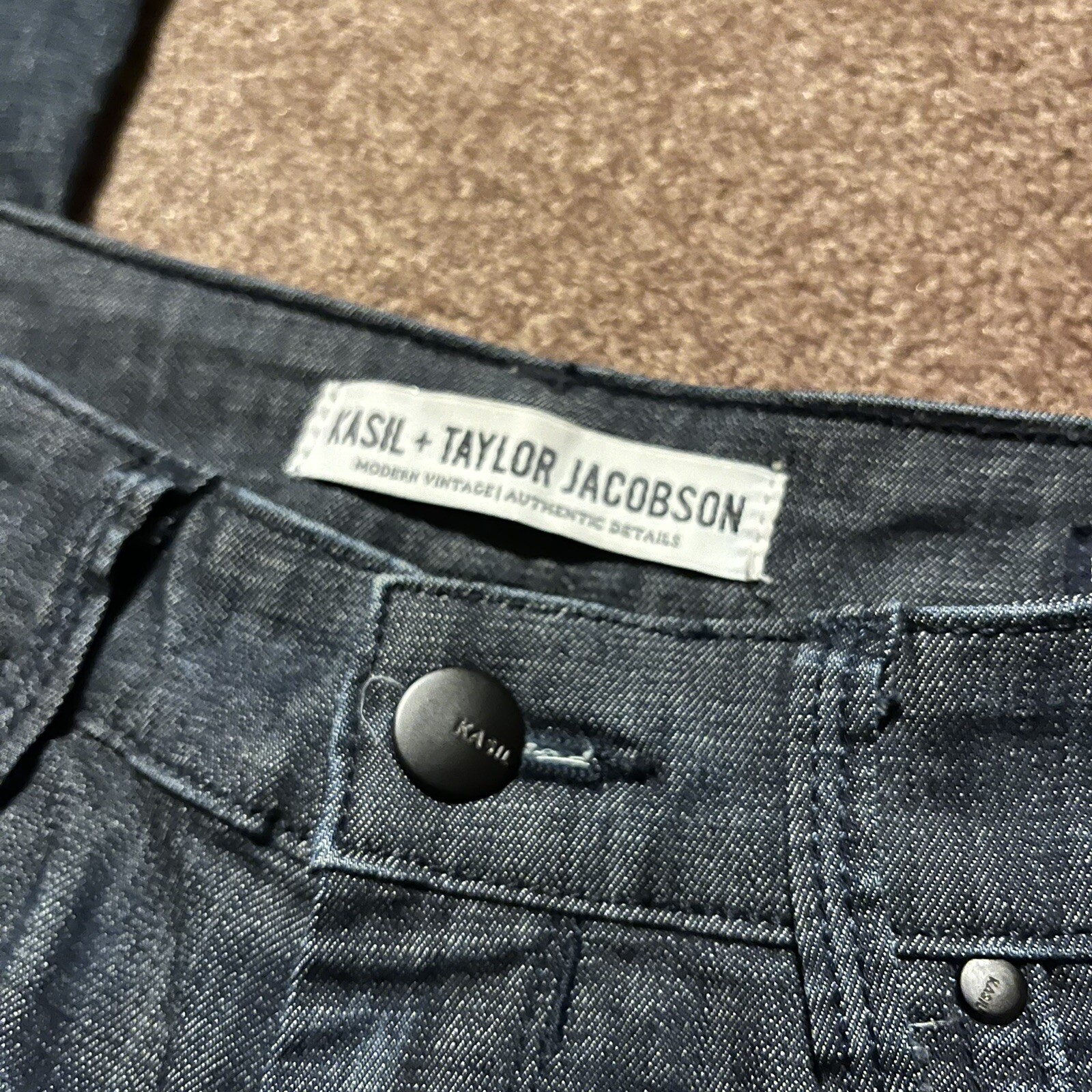 Kasil Workshop Minx Gloss Ultra Skinny Jeans Size 26 - Gem