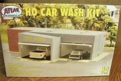 ATLAS CAR WASH HO SCALE BUILDING KIT | eBay