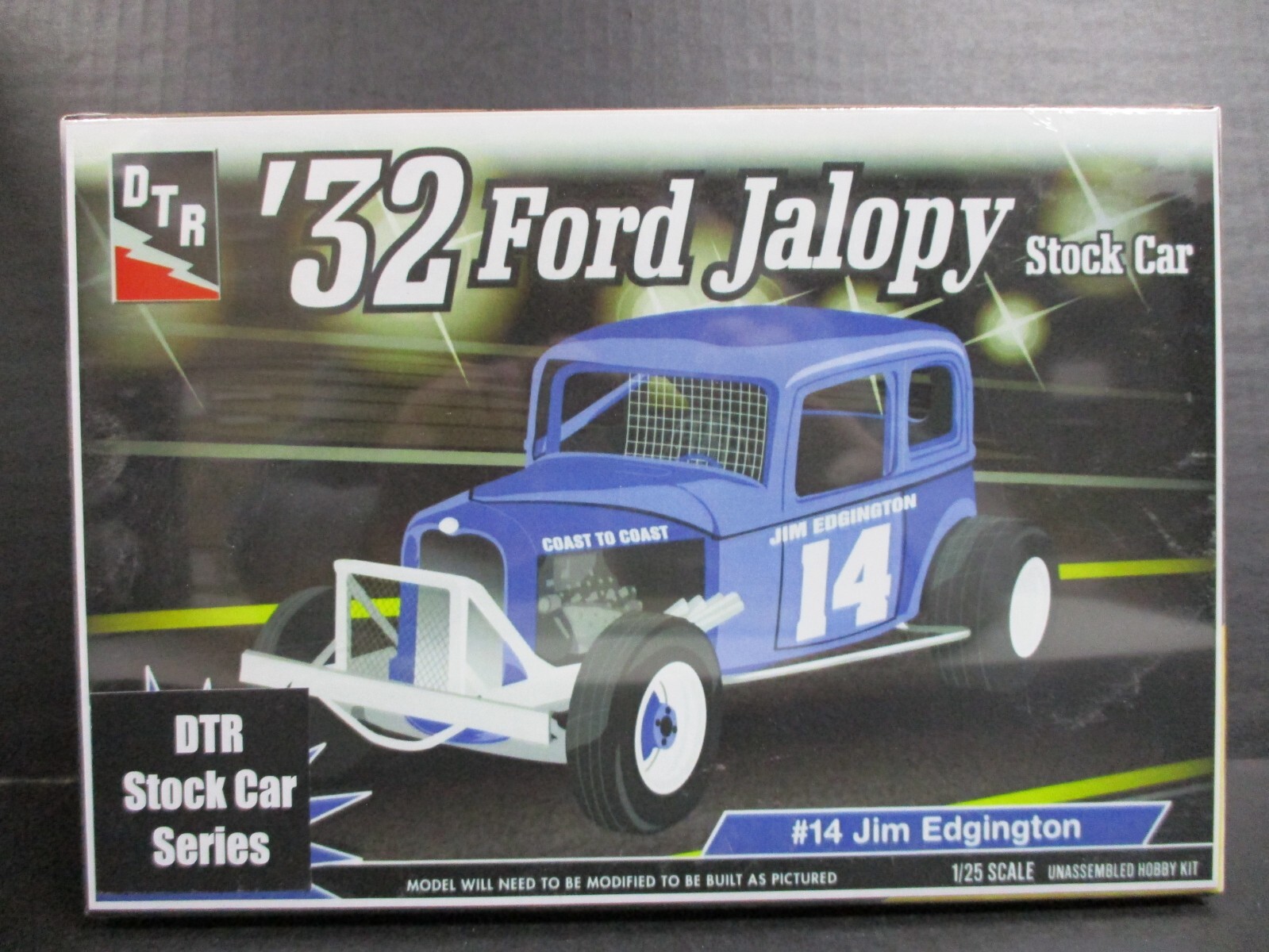 1932 Ford Jalopy Stock Car Kit - # 14 Jim Edgington - Model Kit Kit | eBay
