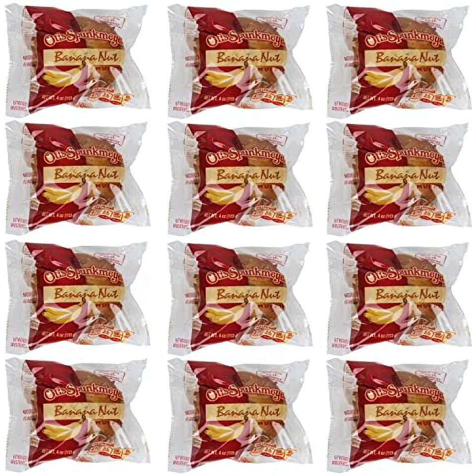 Individually Wrapped Banana Nut Muffins by Otis Spunkmeyer | 4 Ounce ...