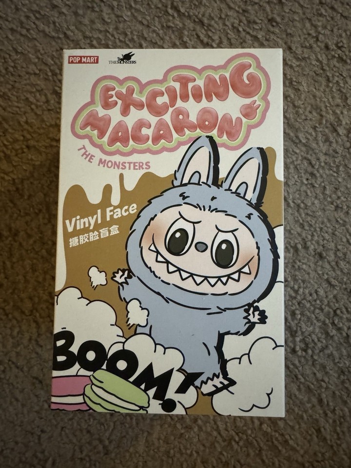 *AUTHENTIC* POP MART Labubu The Monsters Exciting Macaron *Sesame Bean ...