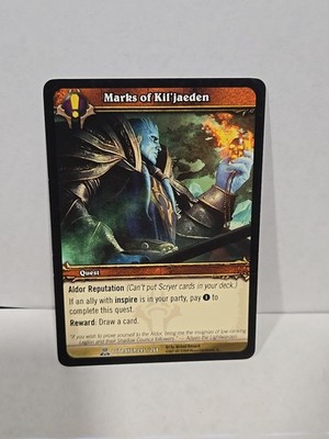 World of Warcraft TCG Marks of Kil'jaeden - Servants of the Betrayer ...