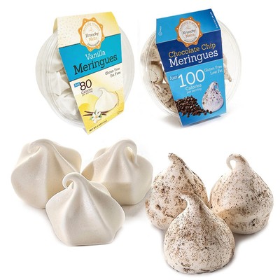 2 Pack Vanilla and Chocolate Chip Meringues Cookies Party Snack Variety ...