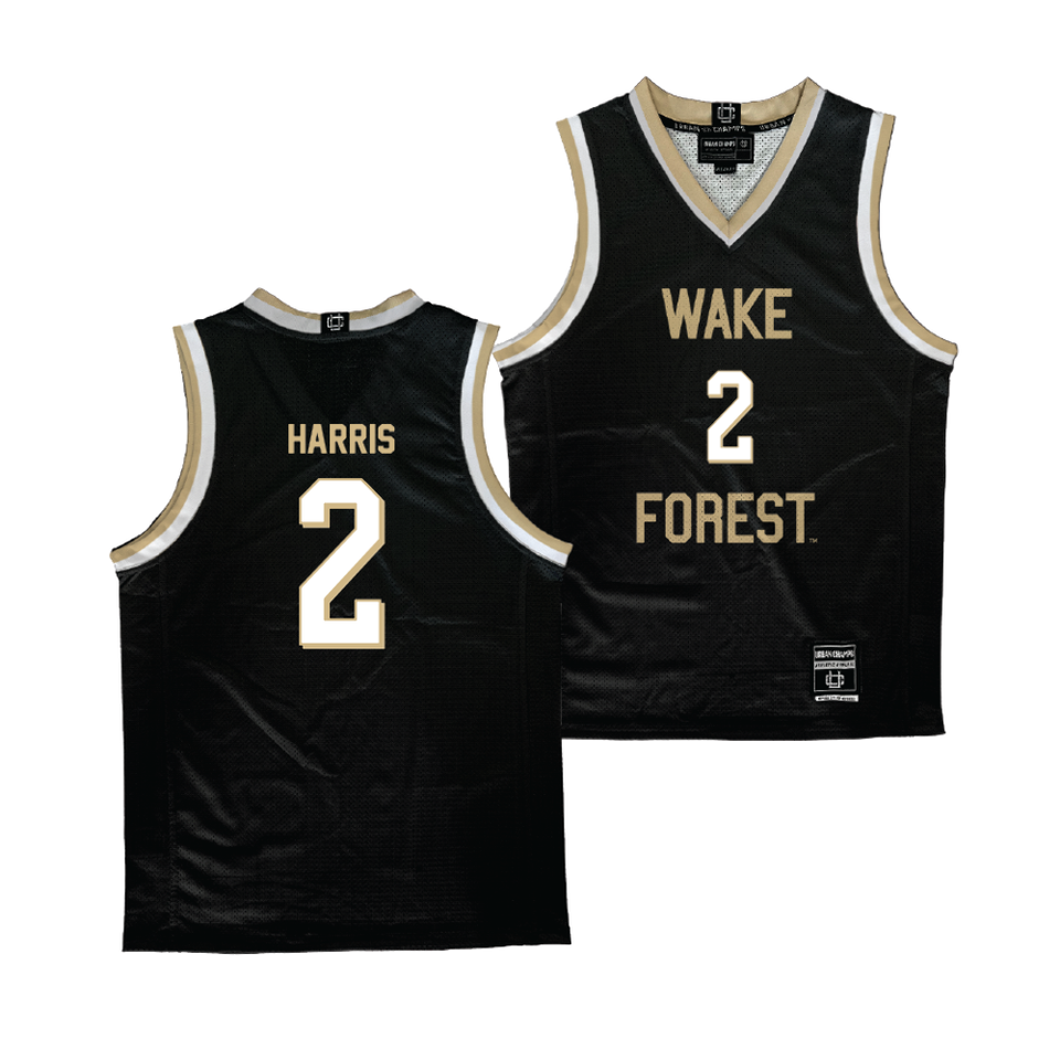 Wake Forest Men's Basketball Black Jersey - Juke Harris | eBay