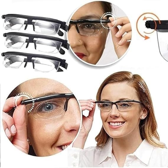 Adjustable Glasses Variable Focus Near and Far for Reading Distance ...