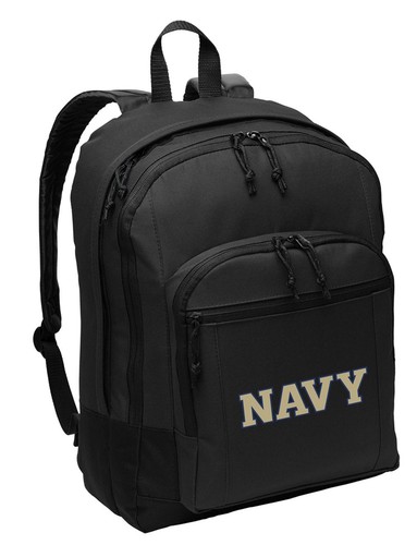 Backpack CLASSIC STYLE USNA Navy Backpack Laptop Sleeve 763922616864| eBay