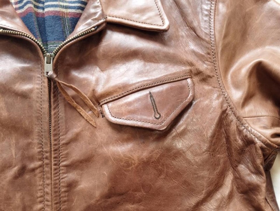 Pineal Jet Leather Horsehide Leather Jacket Size 3XL | eBay