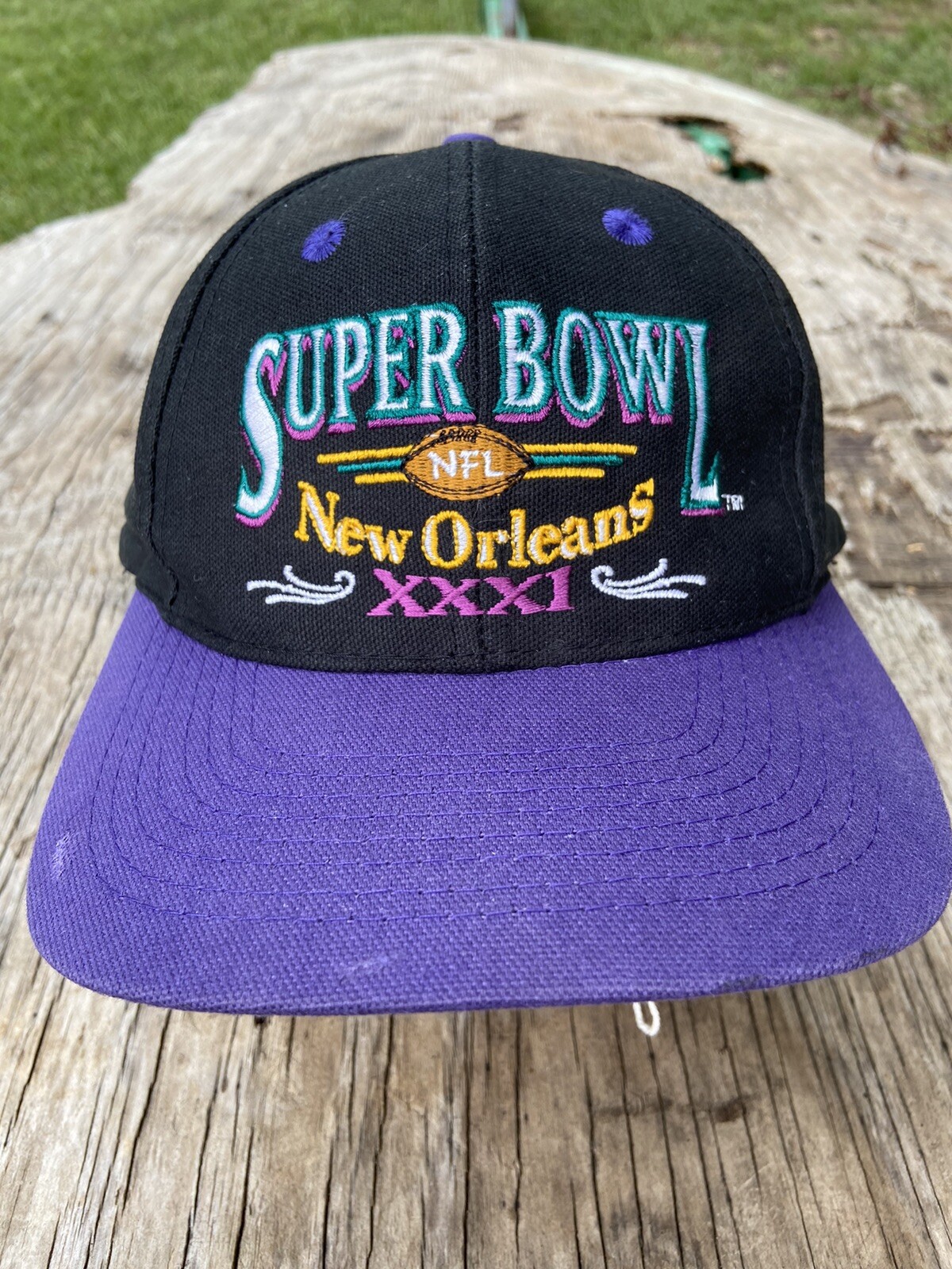 Vintage Super Bowl XXXI 31 Hat Cap New Orleans Superdome Snapback Logo ...