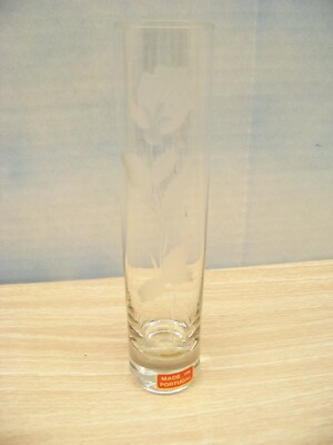 Schmid Etched Bud Vase - Rose | eBay