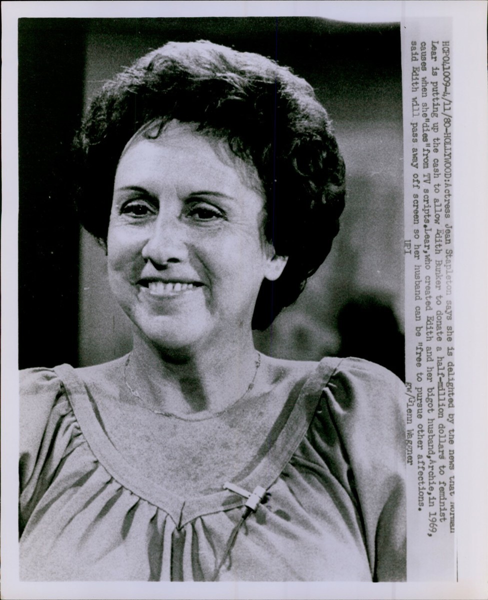 Jean Stapleton Edith Bunker Jean Stapleton Leaves Legacy Of Comedic